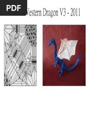 Origami Western Dragon