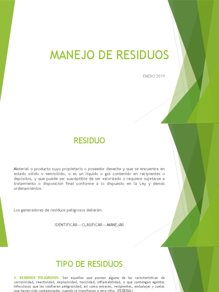 Presentación RP y Rme | PDF | Residuos | Materiales