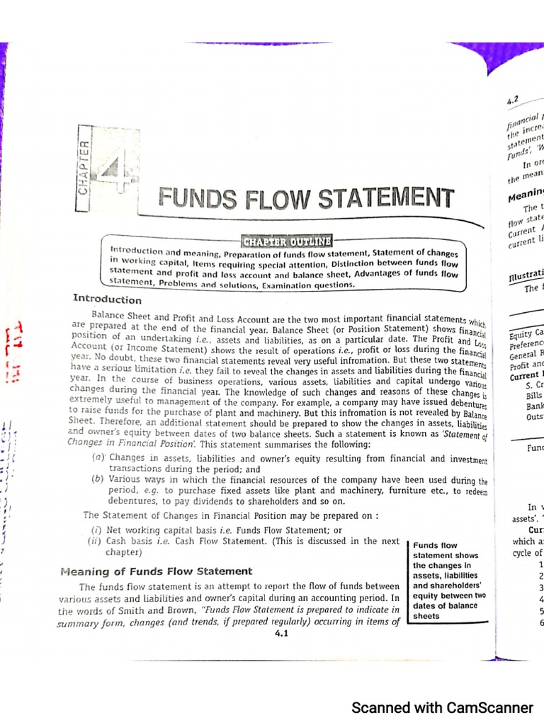 Fund Flow Statements | PDF