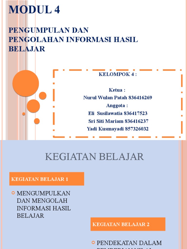 Modul 4 PDGK4301 | PDF