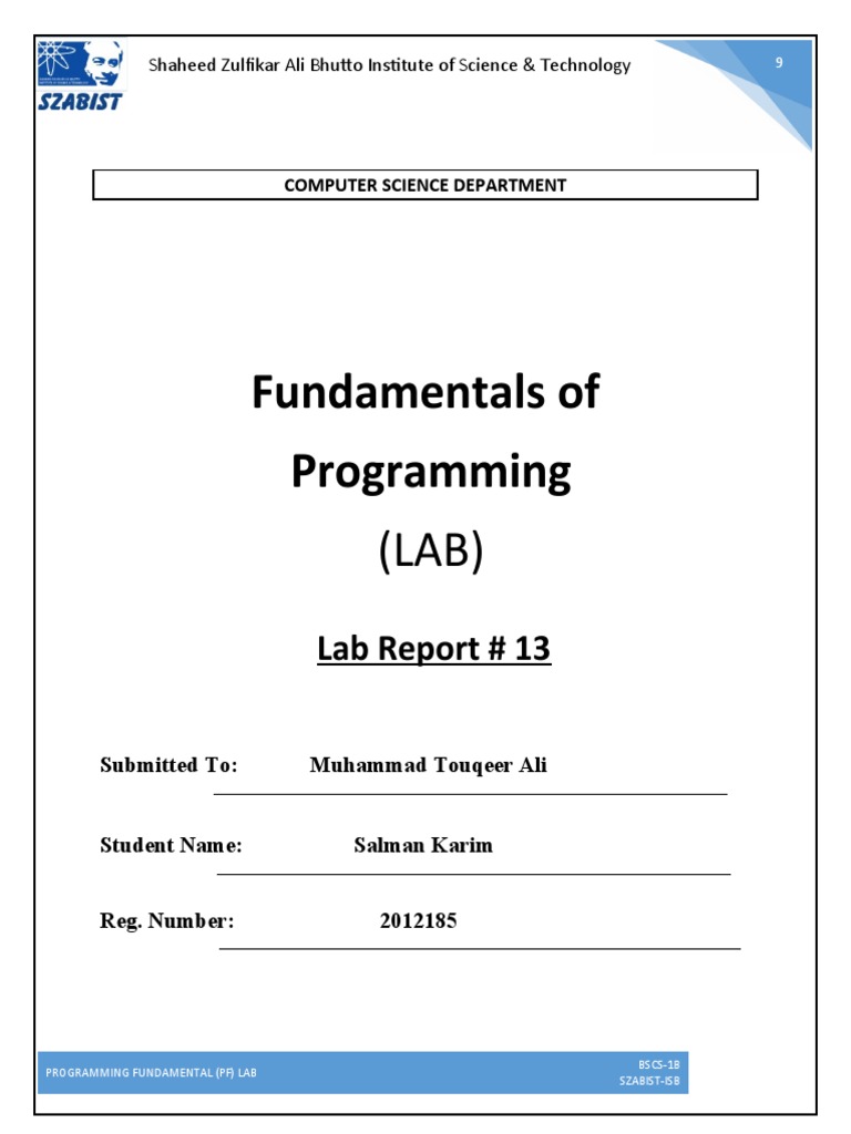 Lab Report 10 | PDF | Namespace | Computer Engineering Lab Report 10 | PDF | Namespace | Computer Engineering