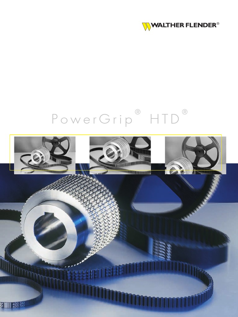 Powergrip HTD 03 | PDF | Belt (Mechanical) | Transmission (Mechanics)