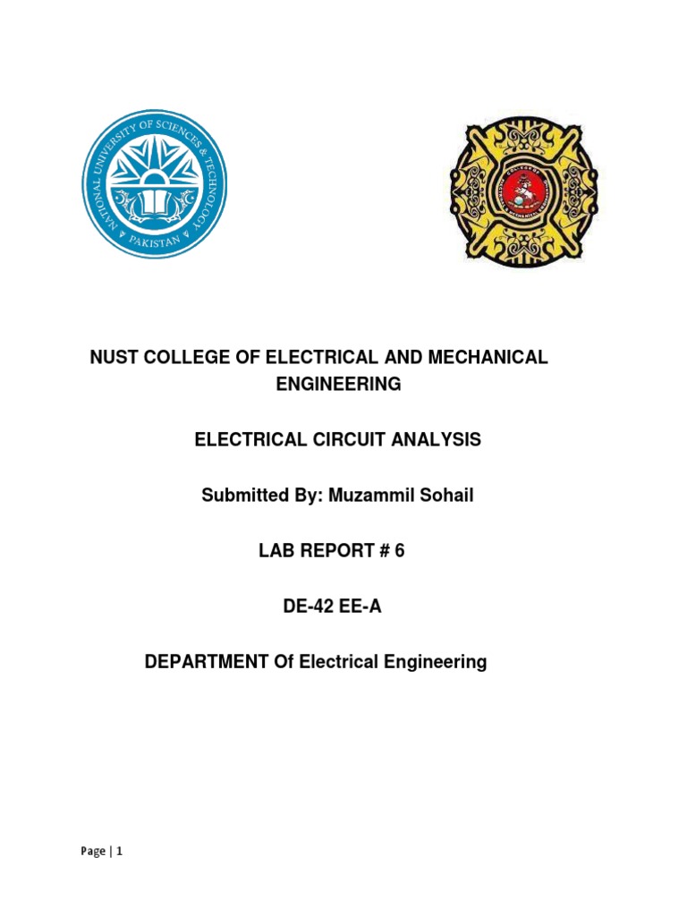 Lab 6 Electric Network Analysis | PDF | Electronic Filter | Low Pass Filter