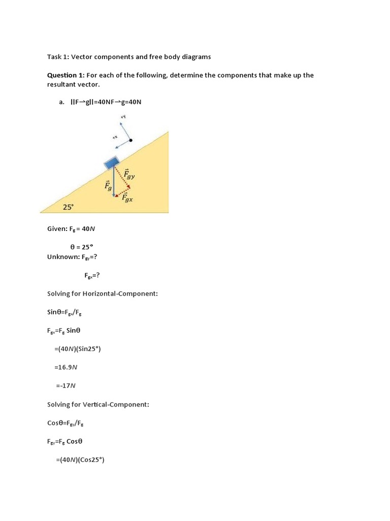 Physics Unit 1 Assignment | PDF | Tension (Physics) | Force