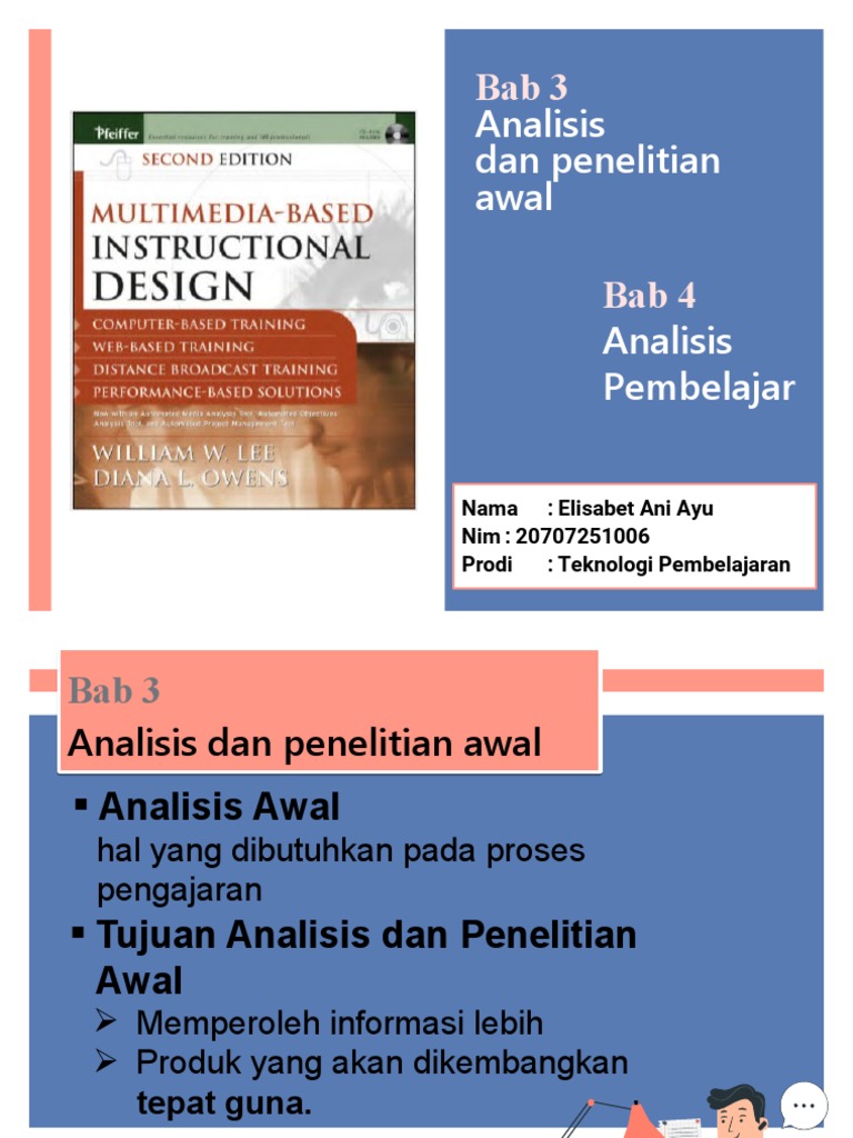 Bab 3 Dan 4 Buku Multimedia Based Instructional Design | PDF | Karier ...