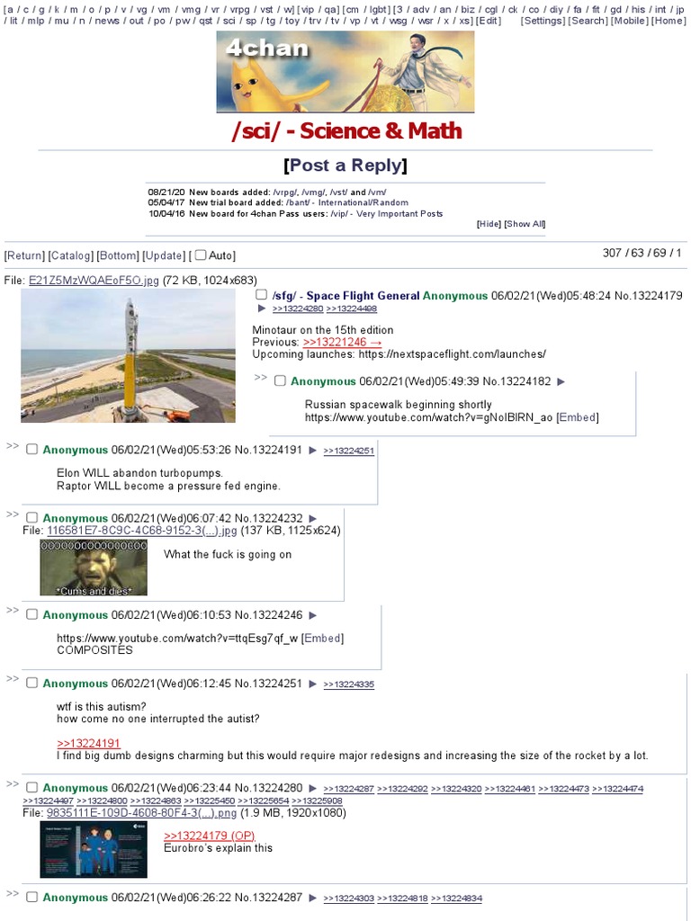 Sci - SFG - Space Flight General - Science & Math - 4chan | PDF ...