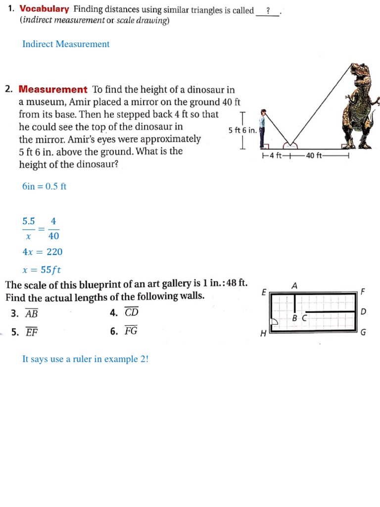 Geometry Ratios and Measurements | PDF | Teaching Methods & Materials