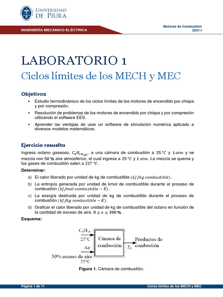 Ciclo Límites de Los MECH y MEC | PDF | Combustión | Calor