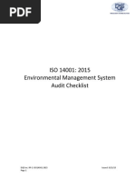 IMS Internal Audit Checklist | PDF | Verification And Validation | Audit