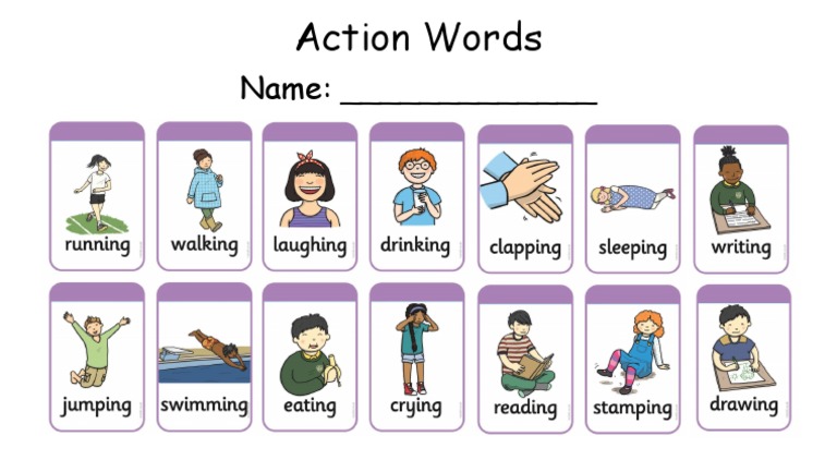 Action Words | PDF