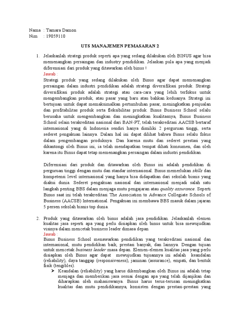 Tamara Damon - UTS MP2 | PDF