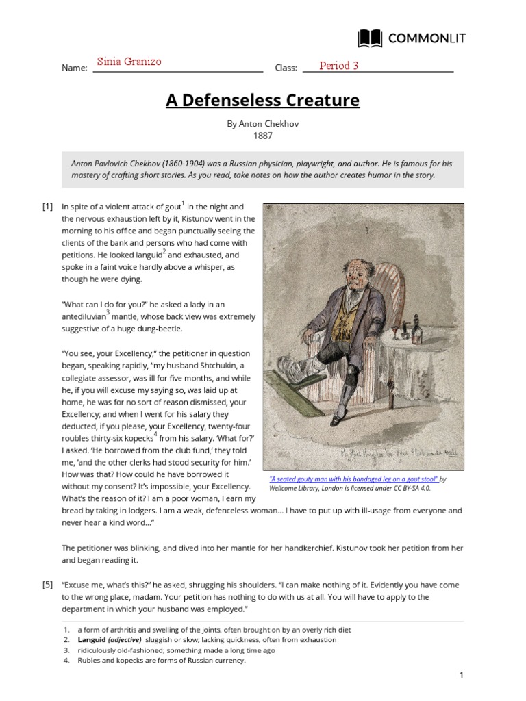 A Defenseless Woman's Plea | PDF
