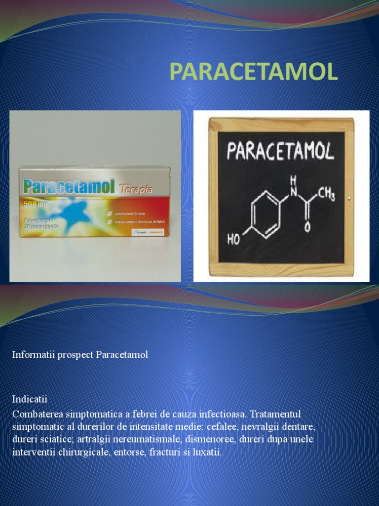 Paracetamol Prezentare Powerpoint | PDF