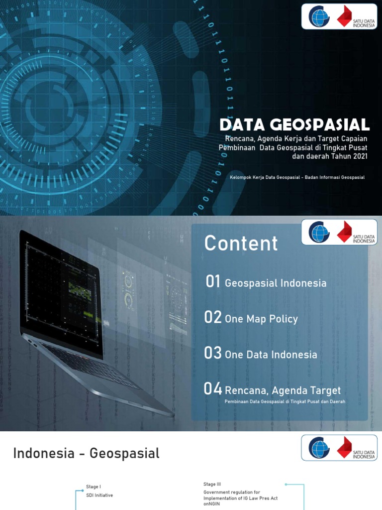 Presentasi One Data Geospasial | PDF | Teknologi & Rekayasa