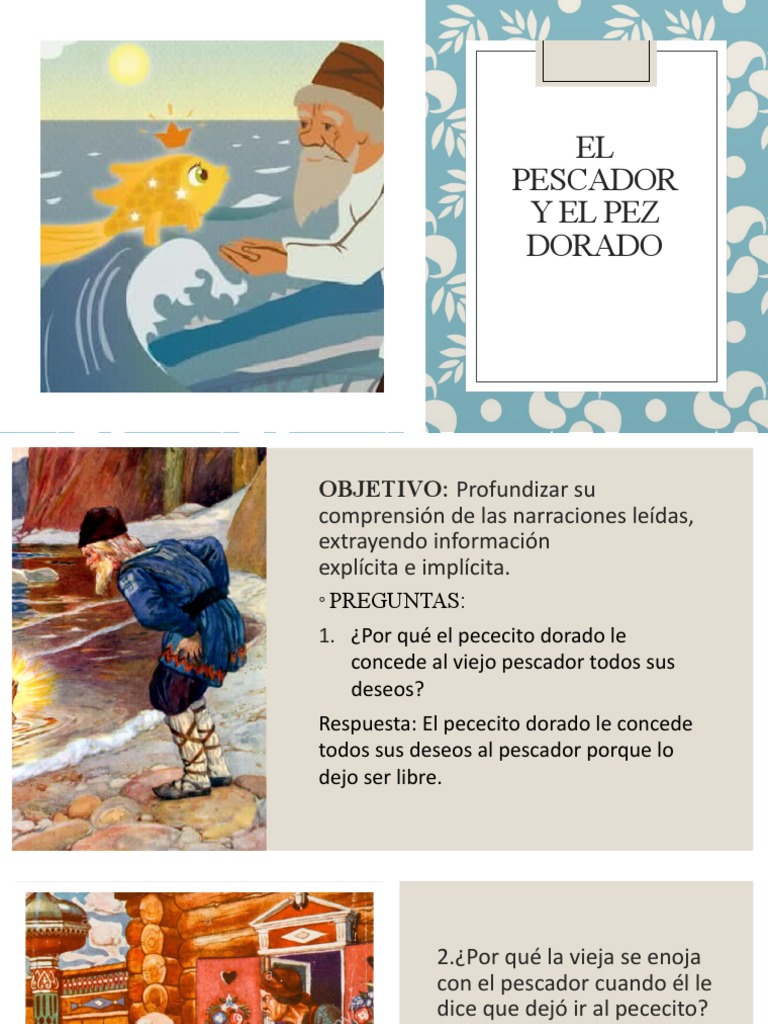 El Pescador y El Pez Dorado | PDF | Cocina, comidas y vino