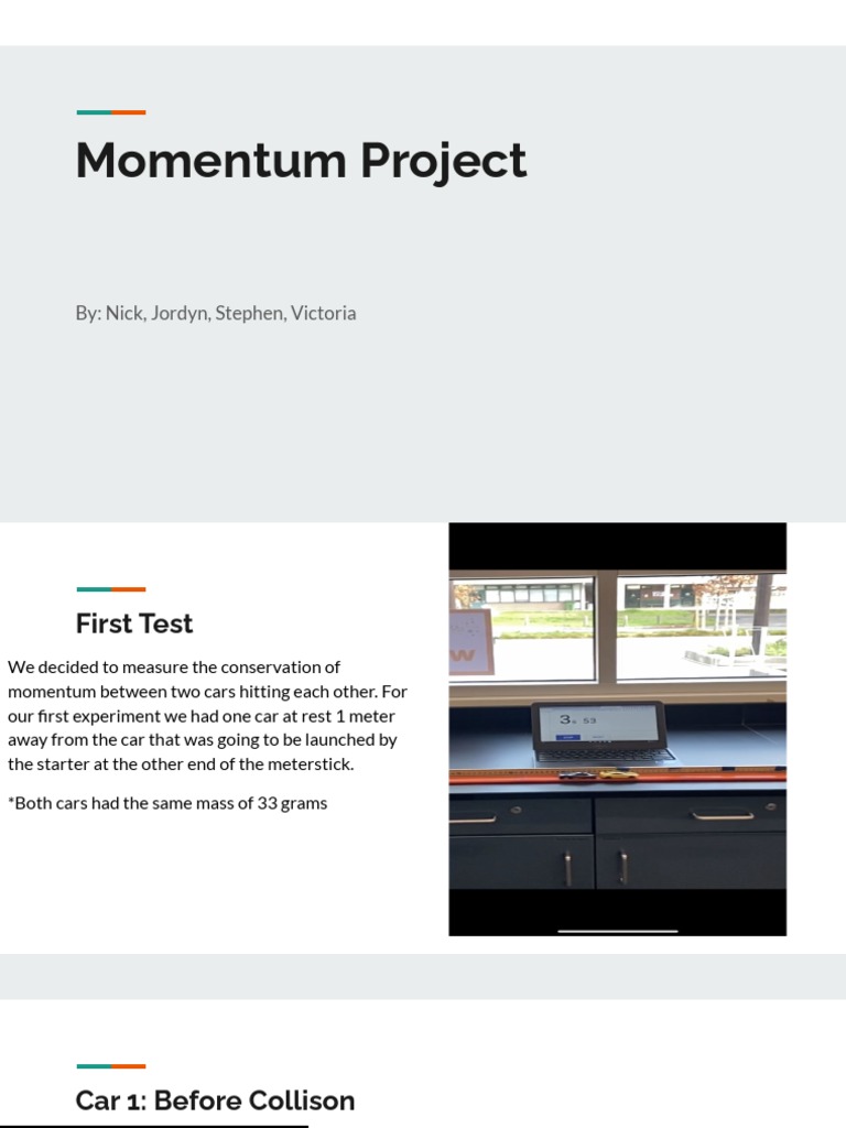 Momentum Project | Download Free PDF | Momentum | Kinetic Energy