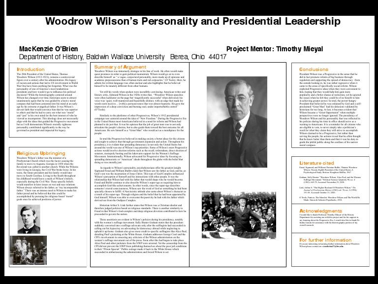 Woodrow Wilson Ovation Poster | PDF | Woodrow Wilson | Progressivism