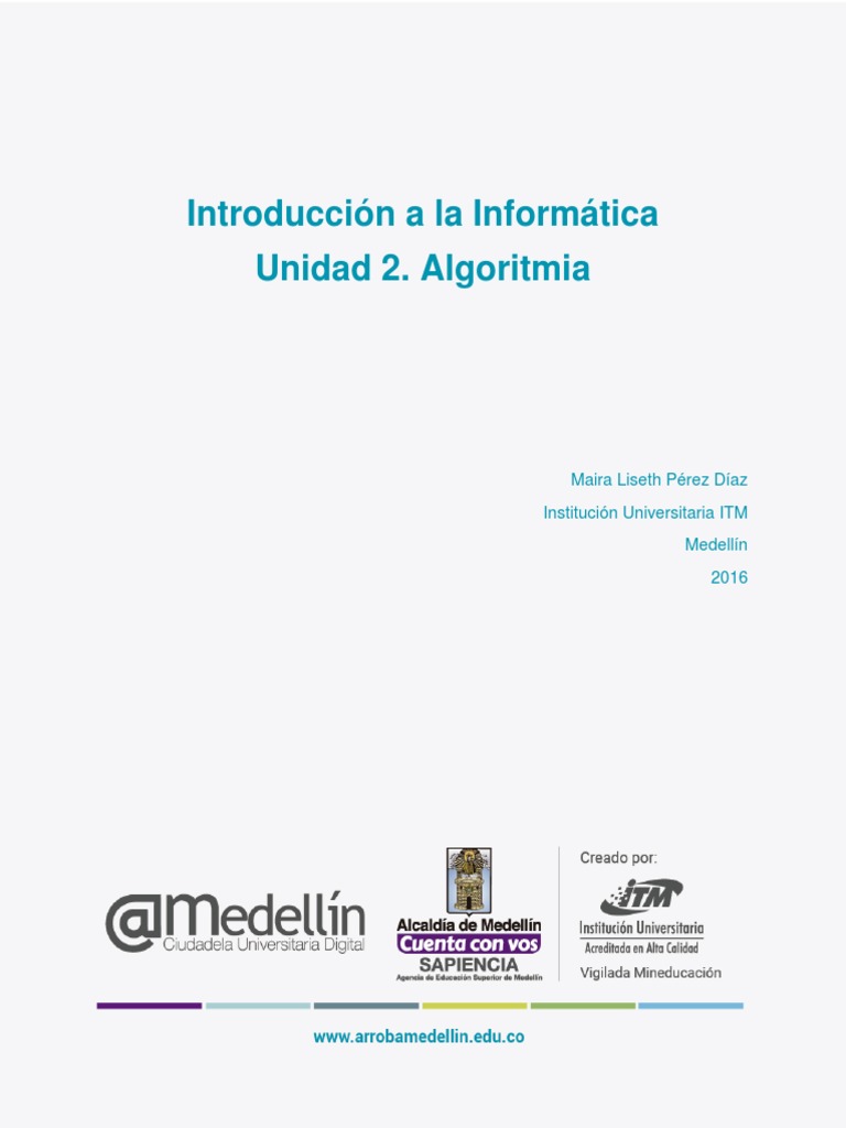 Algoritmia | PDF | Algoritmos | Programa de computadora
