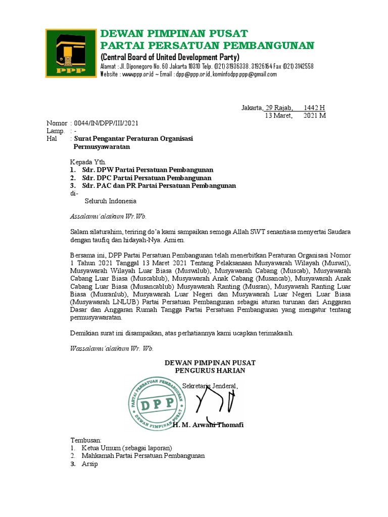 Pengantar Po PPP Tentang Permusyawaratan | PDF