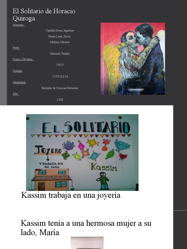 Draw My Life Del Solitario, Horacio Quiroga | PDF