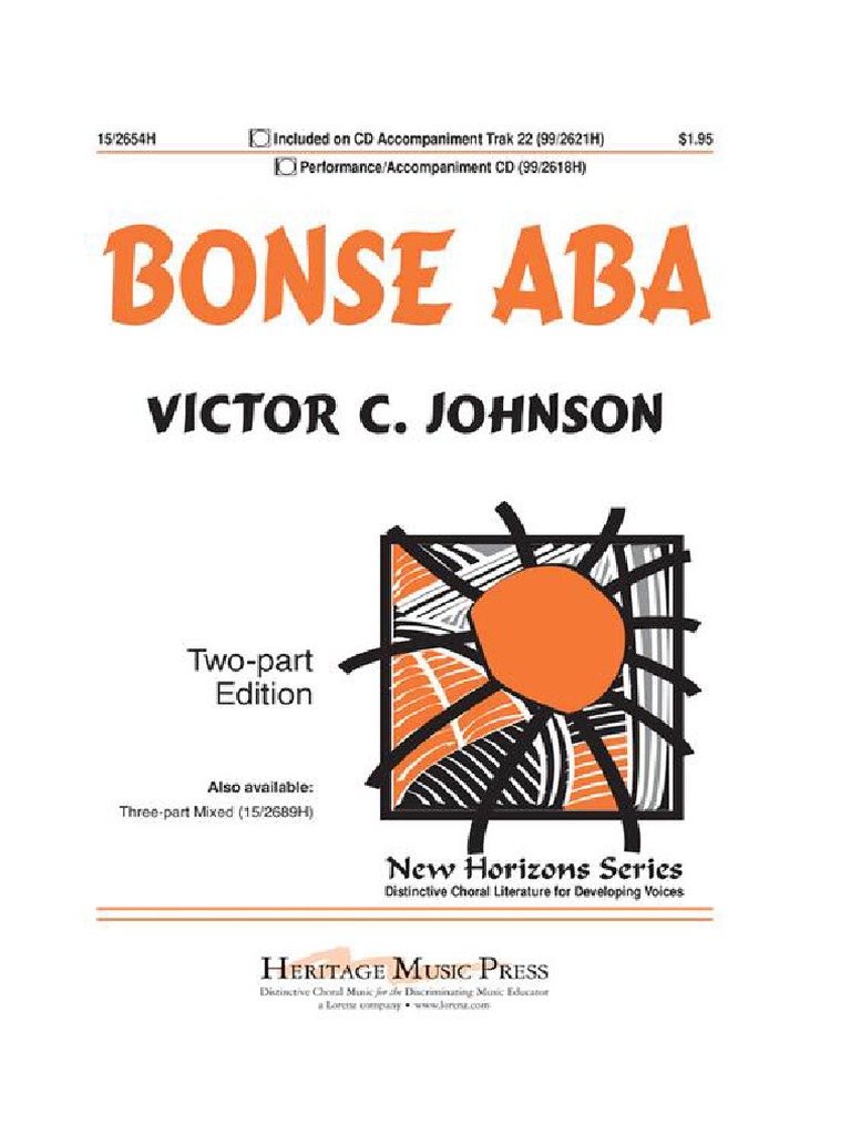Partitura General Bonse Aba | PDF