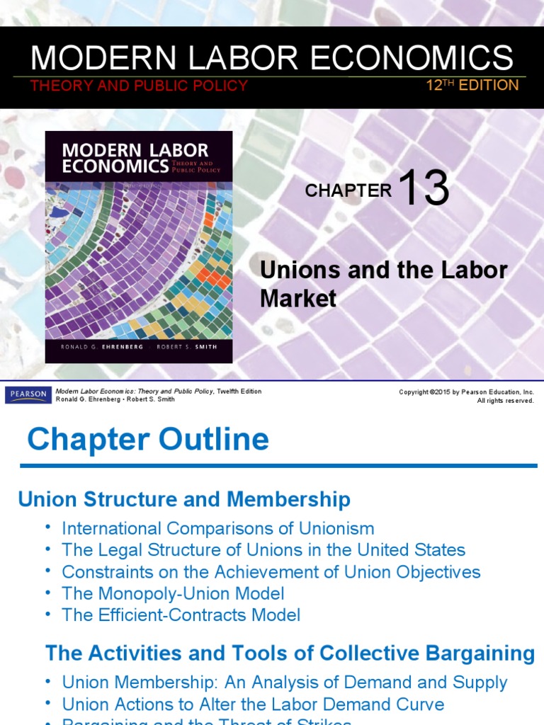 Modern Labor Economics: Unions and The Labor Market | PDF | Trade Union ...