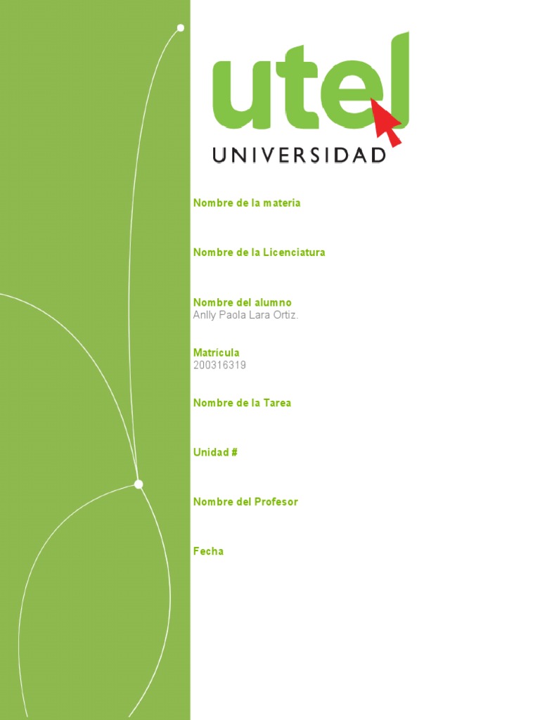 Formato de Tareas UTEL | PDF