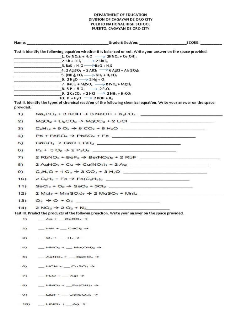 Grade 10 Long Test | PDF