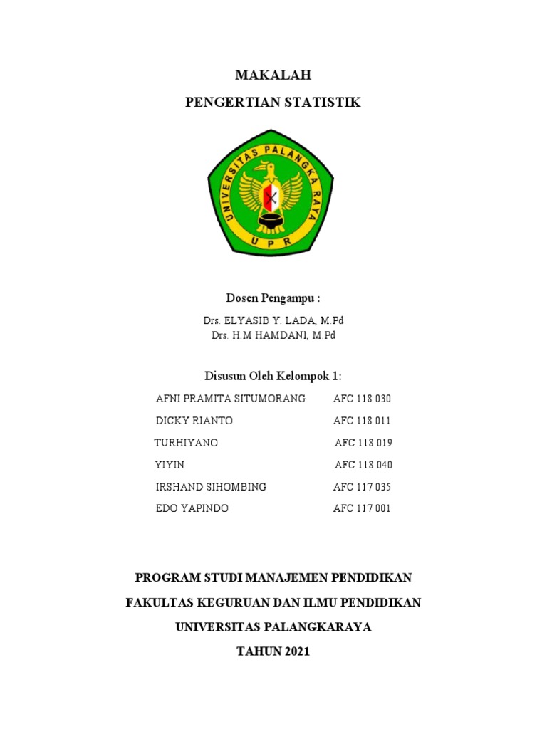 Pengertian Statistik Pendidikan | PDF | Ilmu Sosial