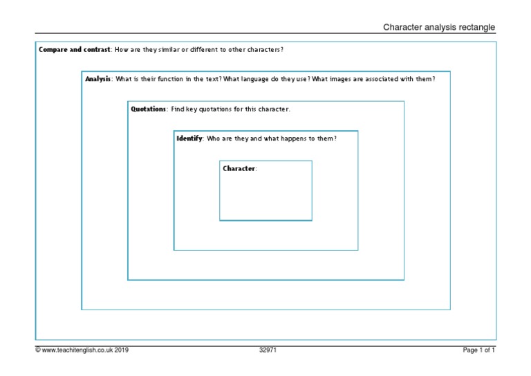 Week 1 - Character Rectangle | PDF | Social Science