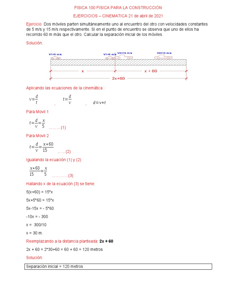 Fis 100 Ejercicio4.1 | PDF