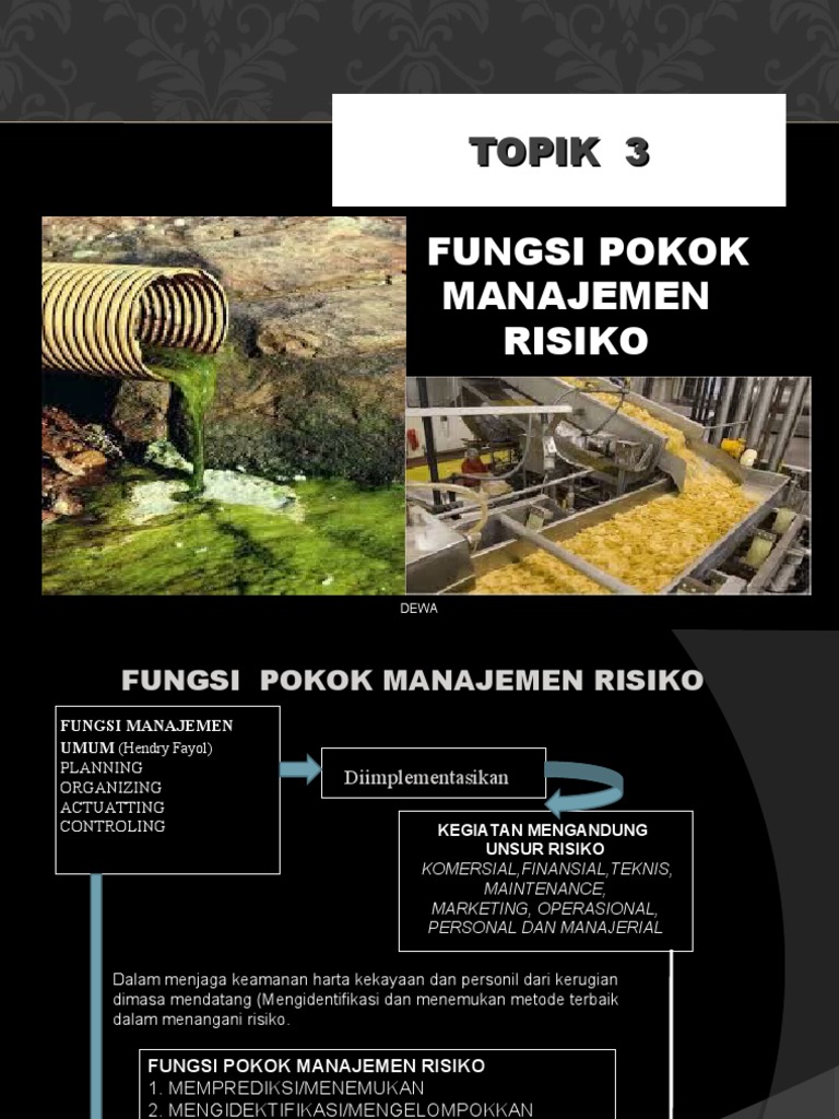 Mr5 - Fungsi Pokok Manajemen Resiko | PDF