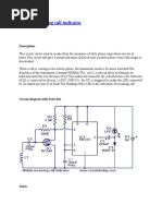 Mobile Call Indicator Circuit Project | PDF