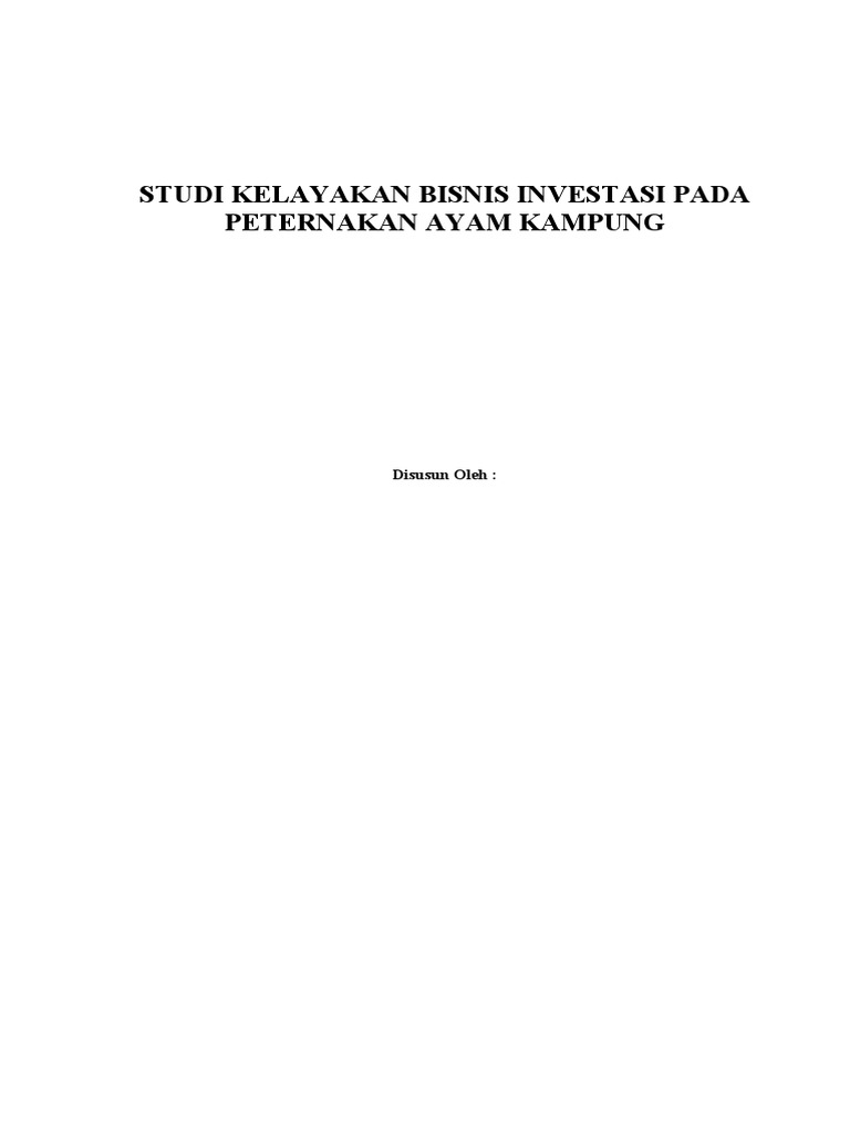 Contoh Laporan Riset SKB | PDF