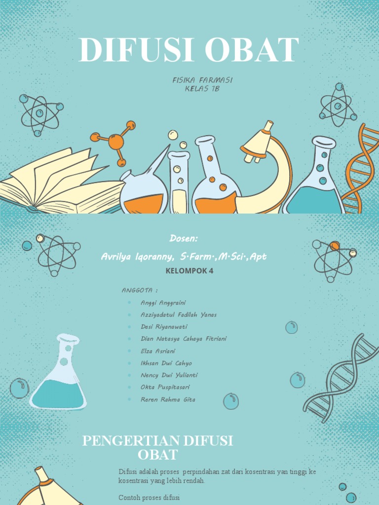 Proses dan Jenis Difusi Obat | PDF