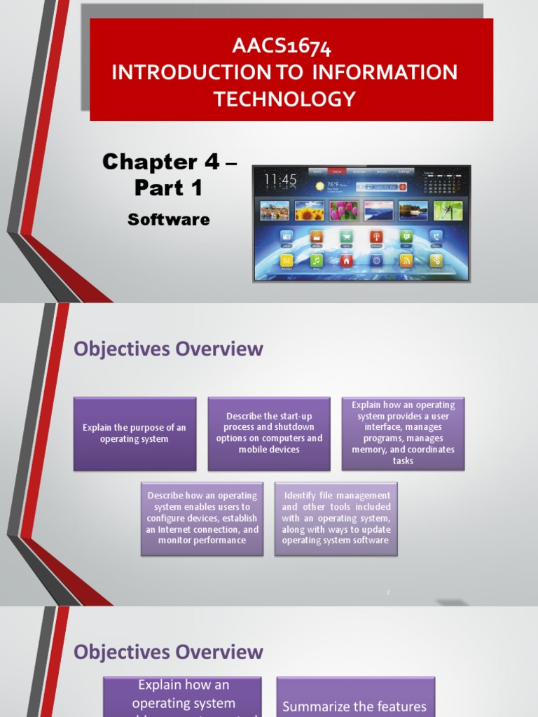 AACS1674 Introduction To Information Technology: Chapter 4 | PDF ...