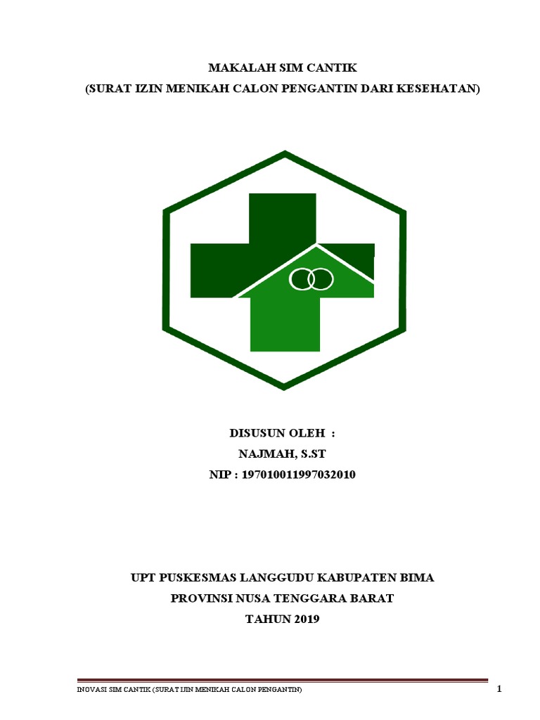 Makalah Proposal Sim Cantik | PDF