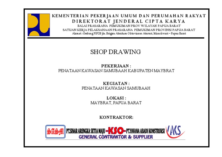 Cover Shop Drawing | PDF