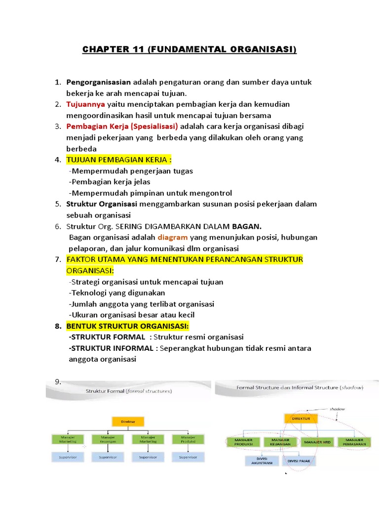 DDM Chapter 11 (Organisasi) | PDF | Bisnis