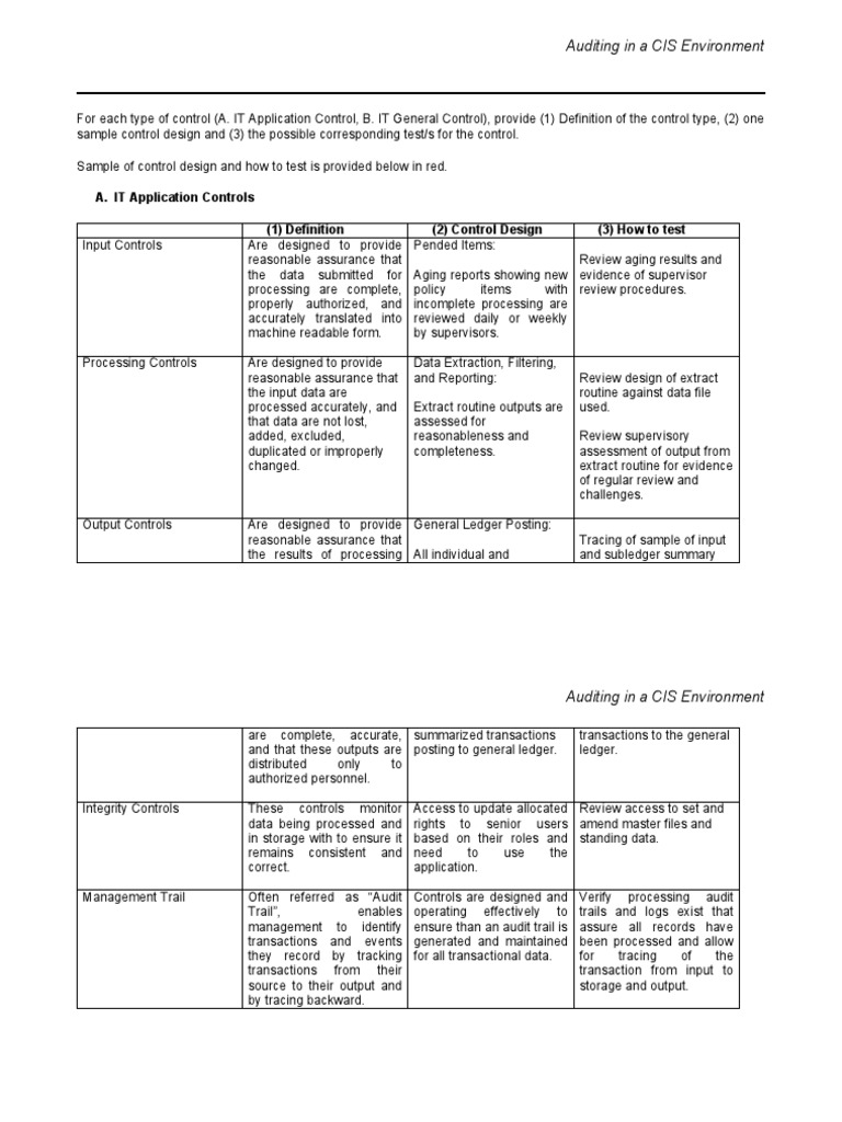 Audit in A CIS Environment 2 | PDF | Backup | Audit