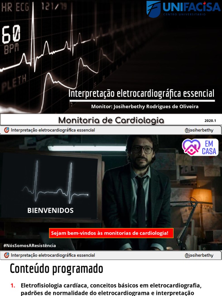 ECG Completo | PDF | Eletrocardiografia | Coração
