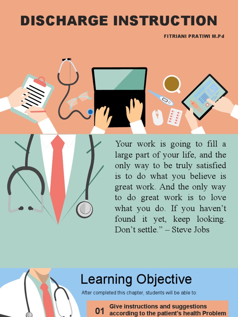 Discharge Instruction: Fitriani Pratiwi M.PD | PDF | Patient | Therapy