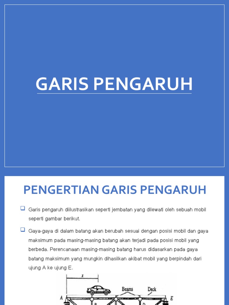 Pertemuan 2 - Garis Pengaruh | PDF