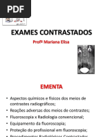 Contraste Radiológico - Iodo Bário Gadolíneo | PDF | Osmose | Medicina ...