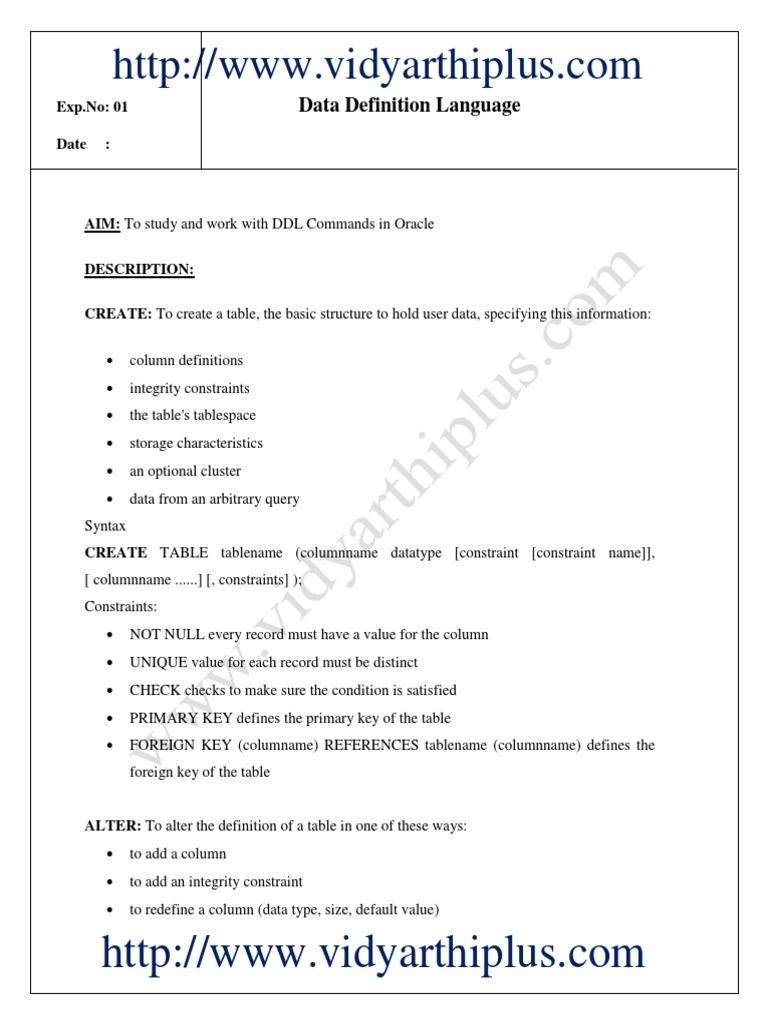 DBMS Manual | PDF | Relational Database | Information Science