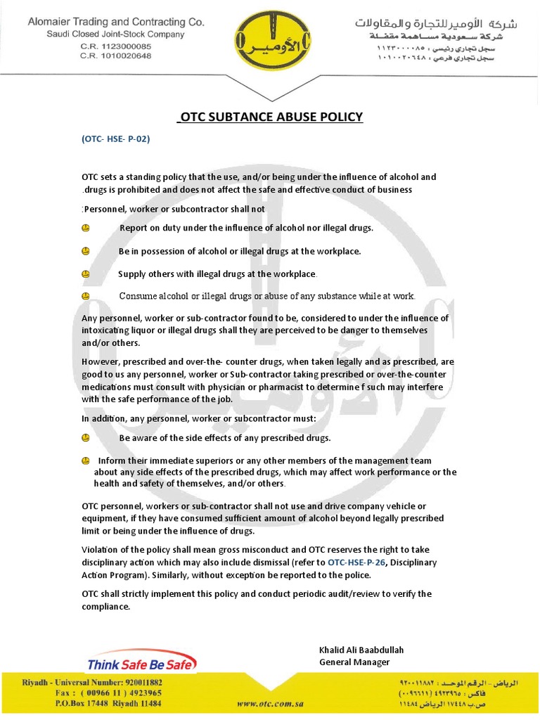 OTC - Letter Head | PDF | Over The Counter Drug | Driving Under The ...