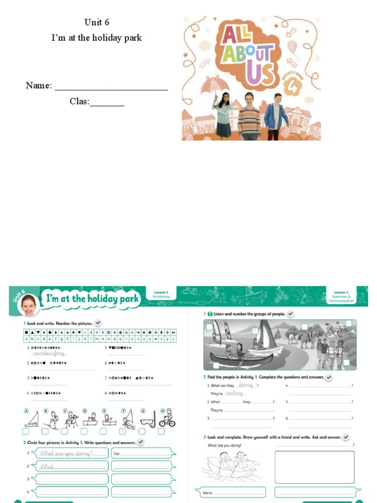 Activity Book Unit 6 4º Ep | PDF