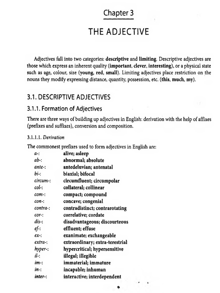 Adjectivul in Engleza | PDF | Adjective | Grammatical Number