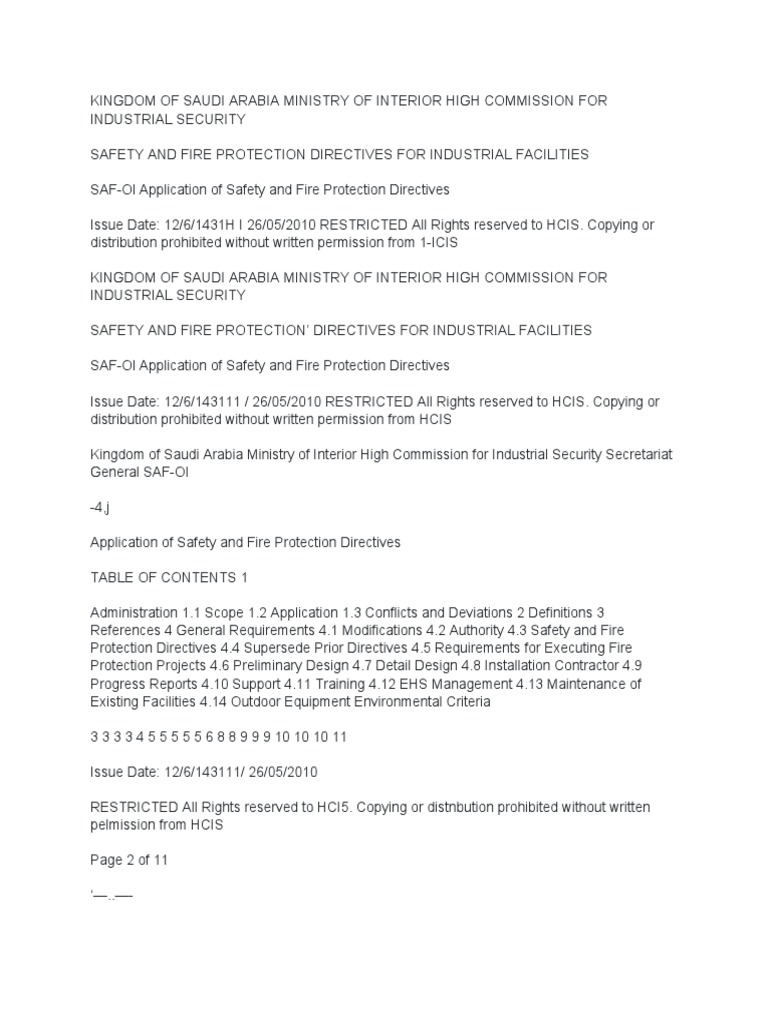 SAF | PDF | Safety | Specification (Technical Standard)