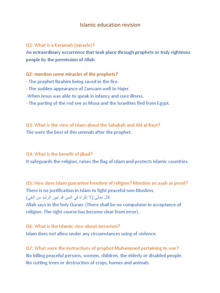 Angels in Islam: Names and Roles | PDF | Jihad | Muhammad